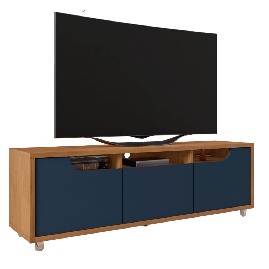 Rack para TV Até 60 Polegadas 2 Portas 1 Gaveta 160cm Jersey Casa D ...