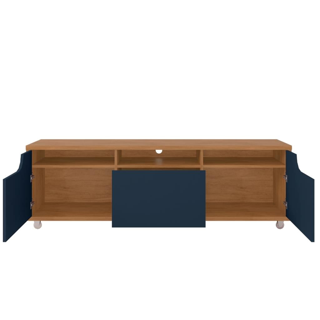 Rack para TV Até 60 Polegadas 2 Portas 1 Gaveta 160cm Jersey Casa D ...