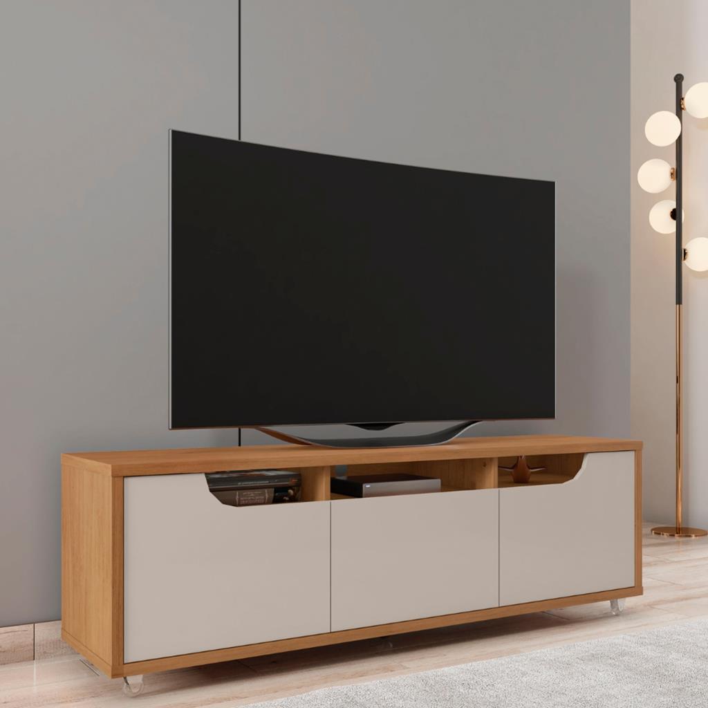 Rack para TV Até 60 Polegadas 2 Portas 1 Gaveta 160cm Jersey Casa D ...